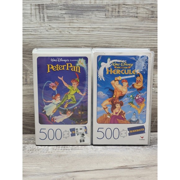 Cardinal | Toys | 2 Blockbuster 50 Pc Puzzles Walt Disneys Peter Pan ...